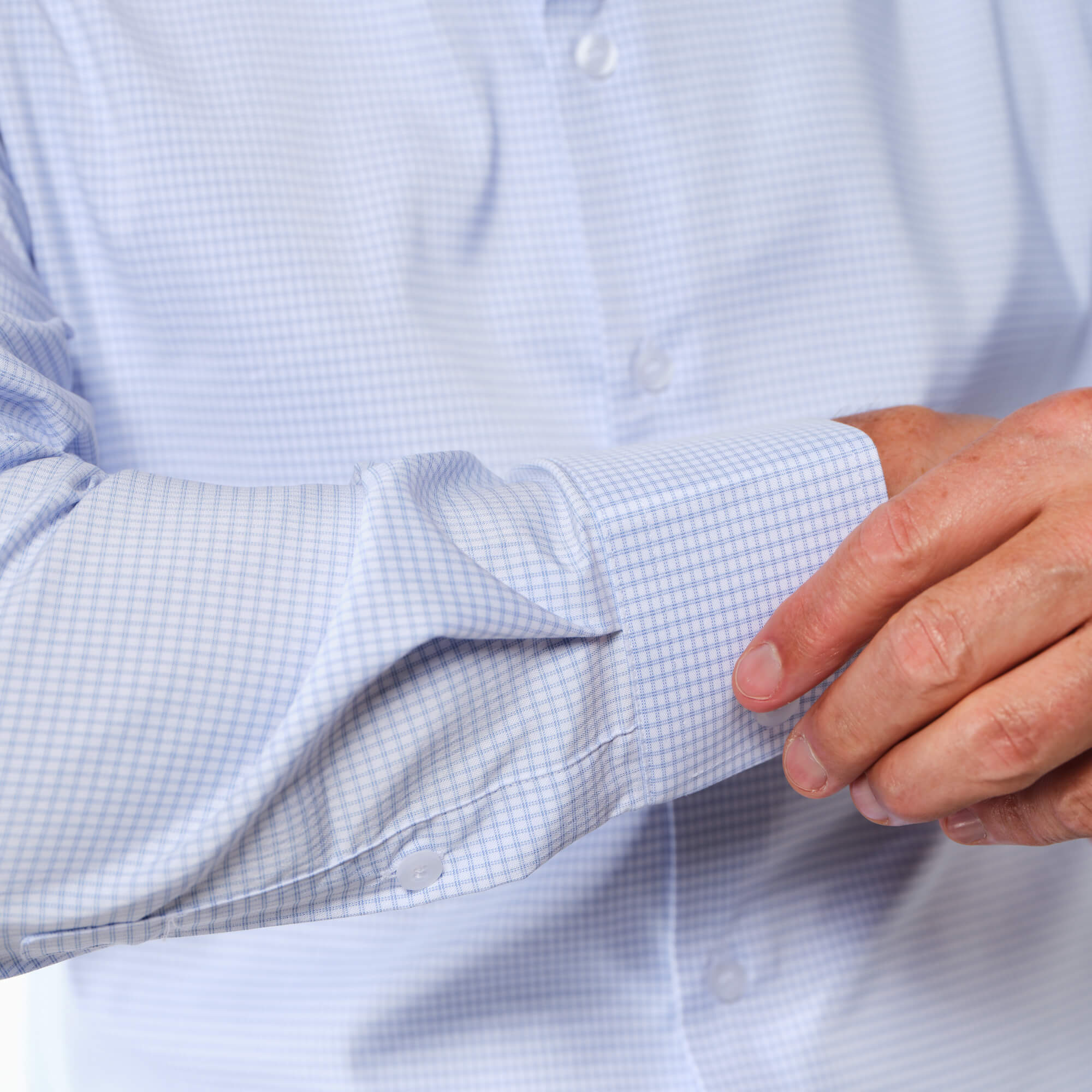 Acuity Grid Executive Slim Fit Dress Shirt | ACUMEN | Shirts That Stay