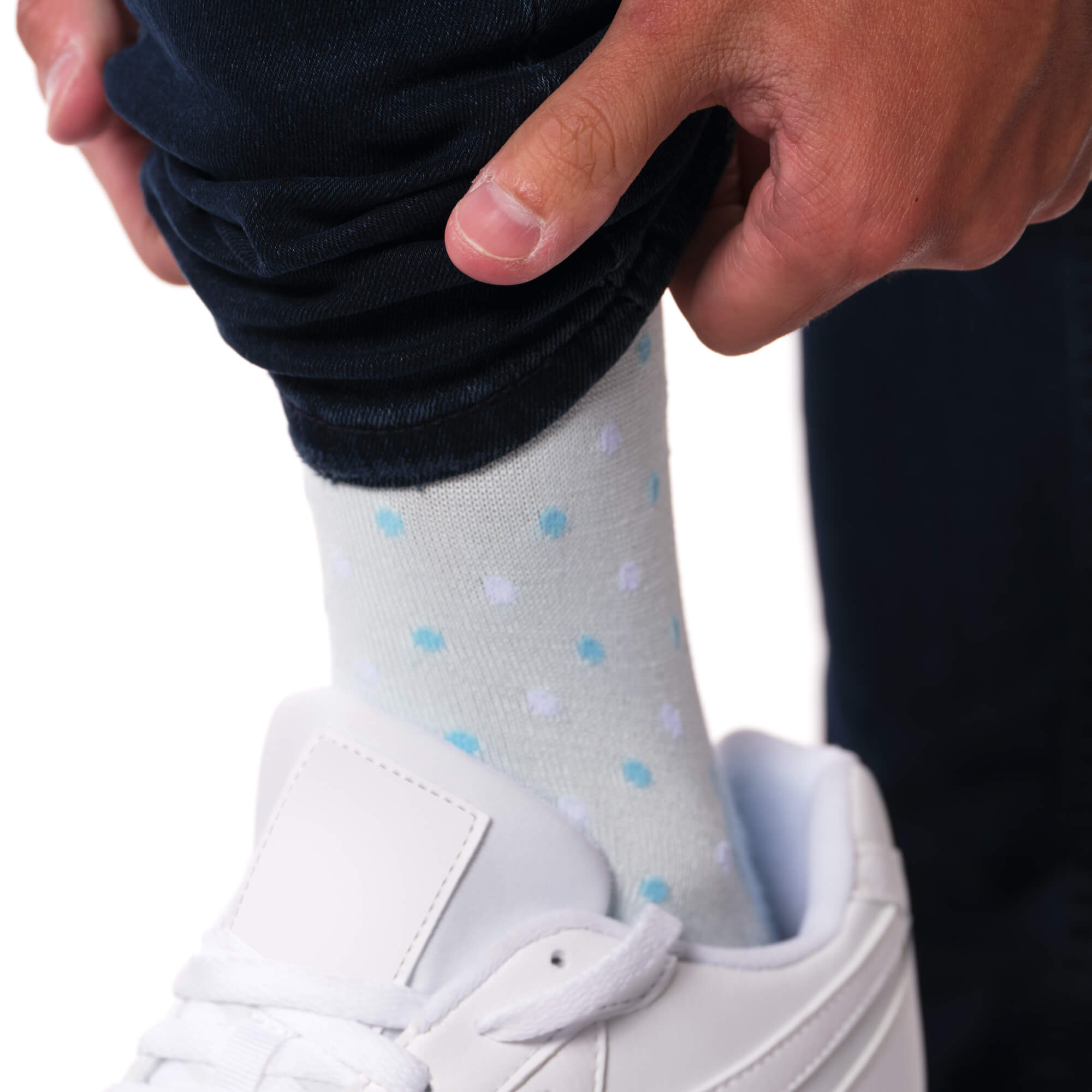 Intuition Dots Dress Sock | ACUMEN | Shirts That Stay